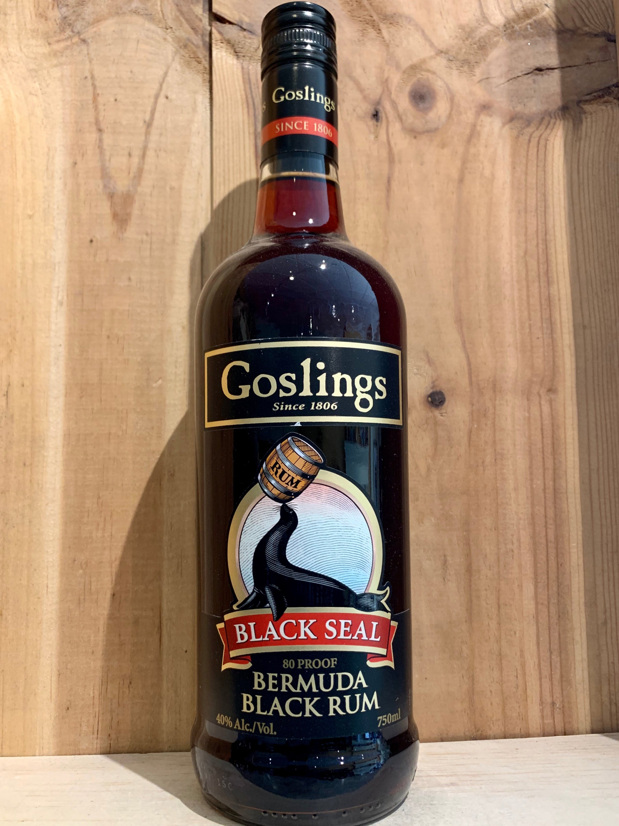 Black Seal Rum Goslings Rum Black Seal 1L Oak And Barrel